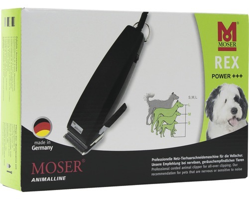 Moser Rex 1230 Haarschneider Schwarz Schwarz One Size