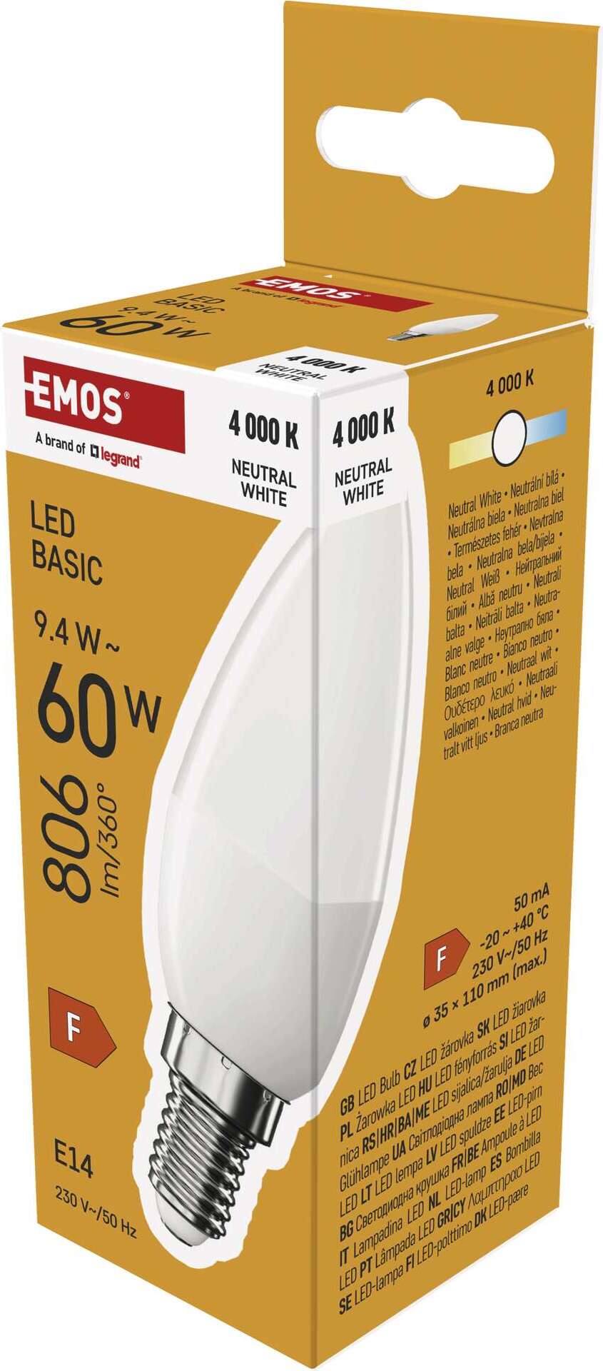 EMOS LED Lampe Candle, 9,4W Ersatz für 60W | Kaufland.de