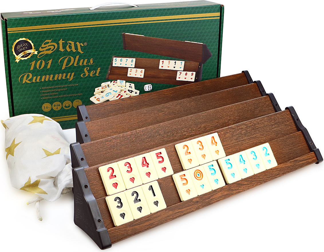 Semus - Star Holz Optik Rummy Set OKEY mit | Kaufland.de
