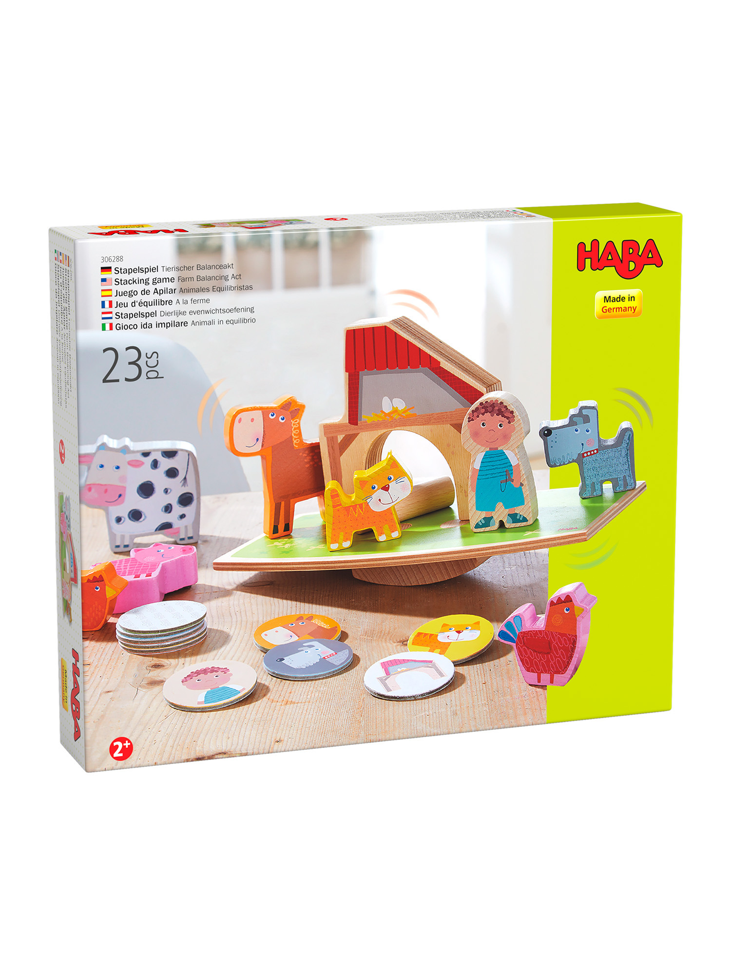 HABA Stacking Game Farm Balancing Act, Gra na równowagę, 2