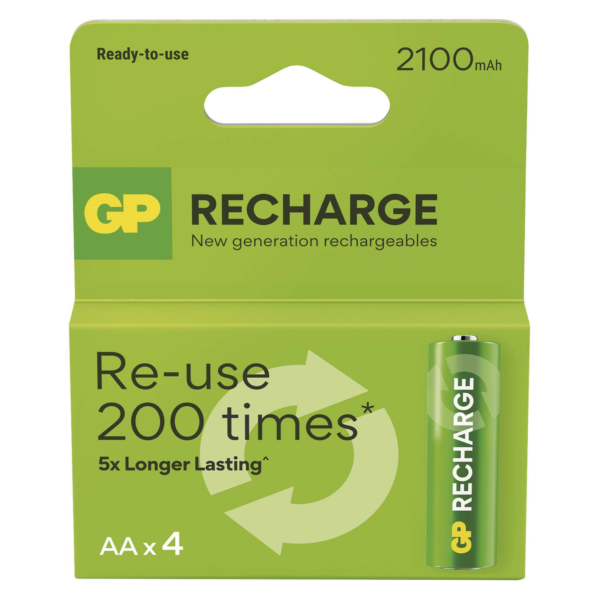 GP Batteries GP Recharge 210AAHCLV 4-P 2100mAh Nabíjacia