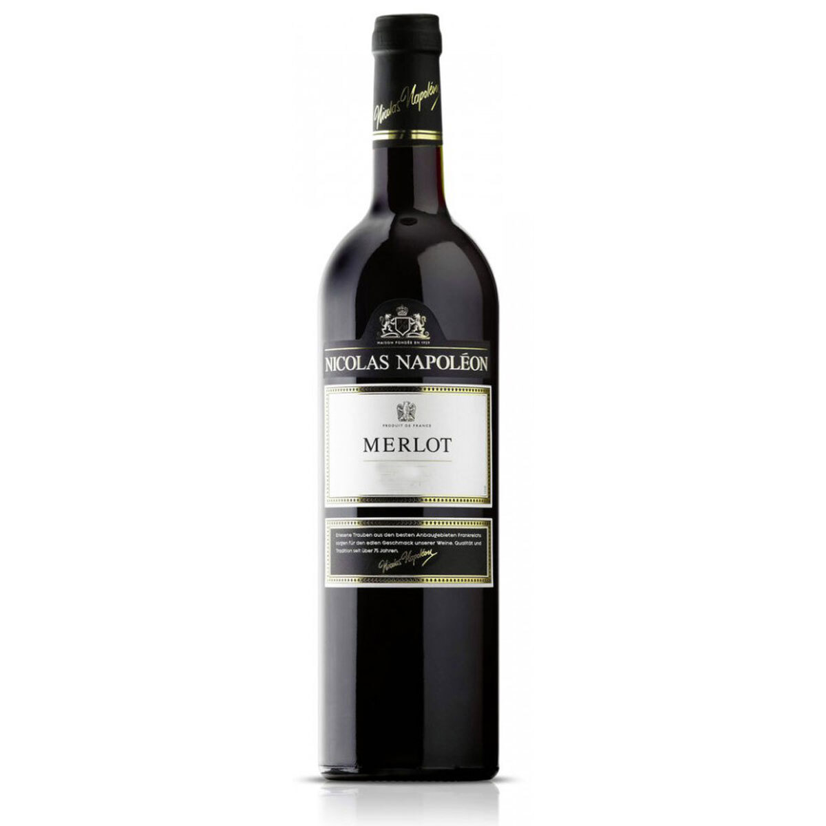 Nicolas Napoleon Merlot červené víno suché bobulové jemné