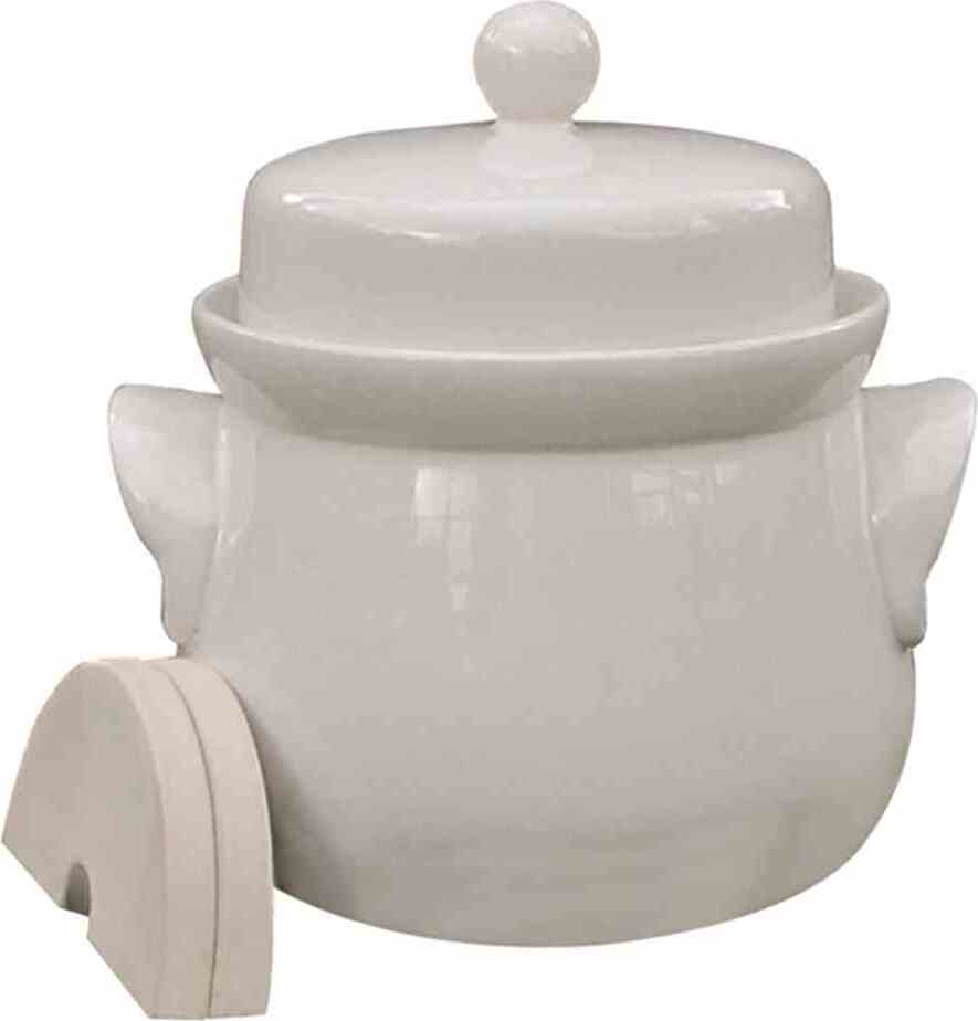 SCHMITT Mini-pot de jardin 2,0L crème avec couvercle et
