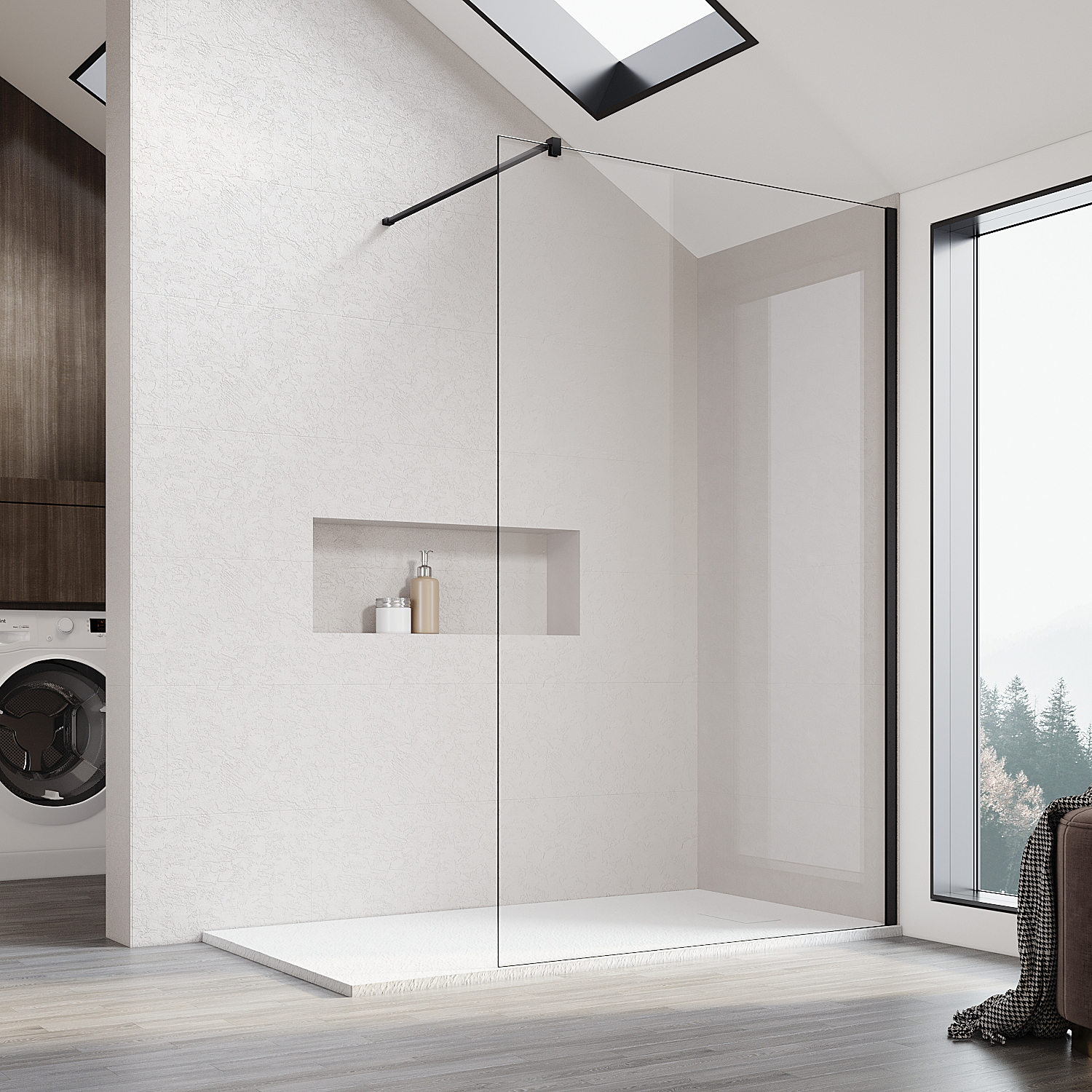 SONNI Sprcha Walk-in Sprchová zástena Walk-in, sprchový kút