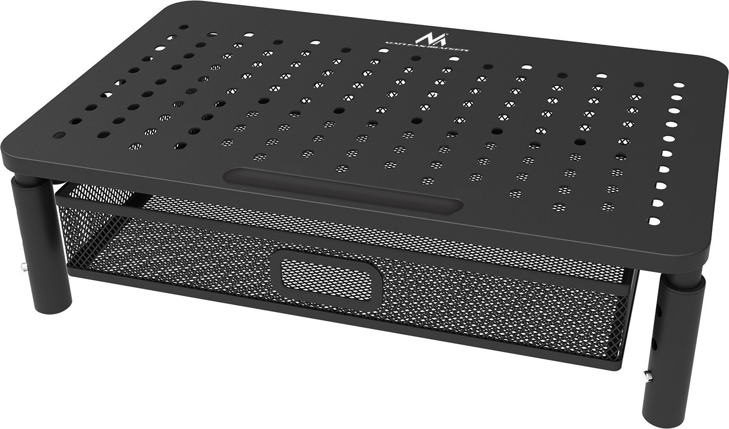 Podstawka pod monitor/laptop Maclean z szufladą, 13-32",