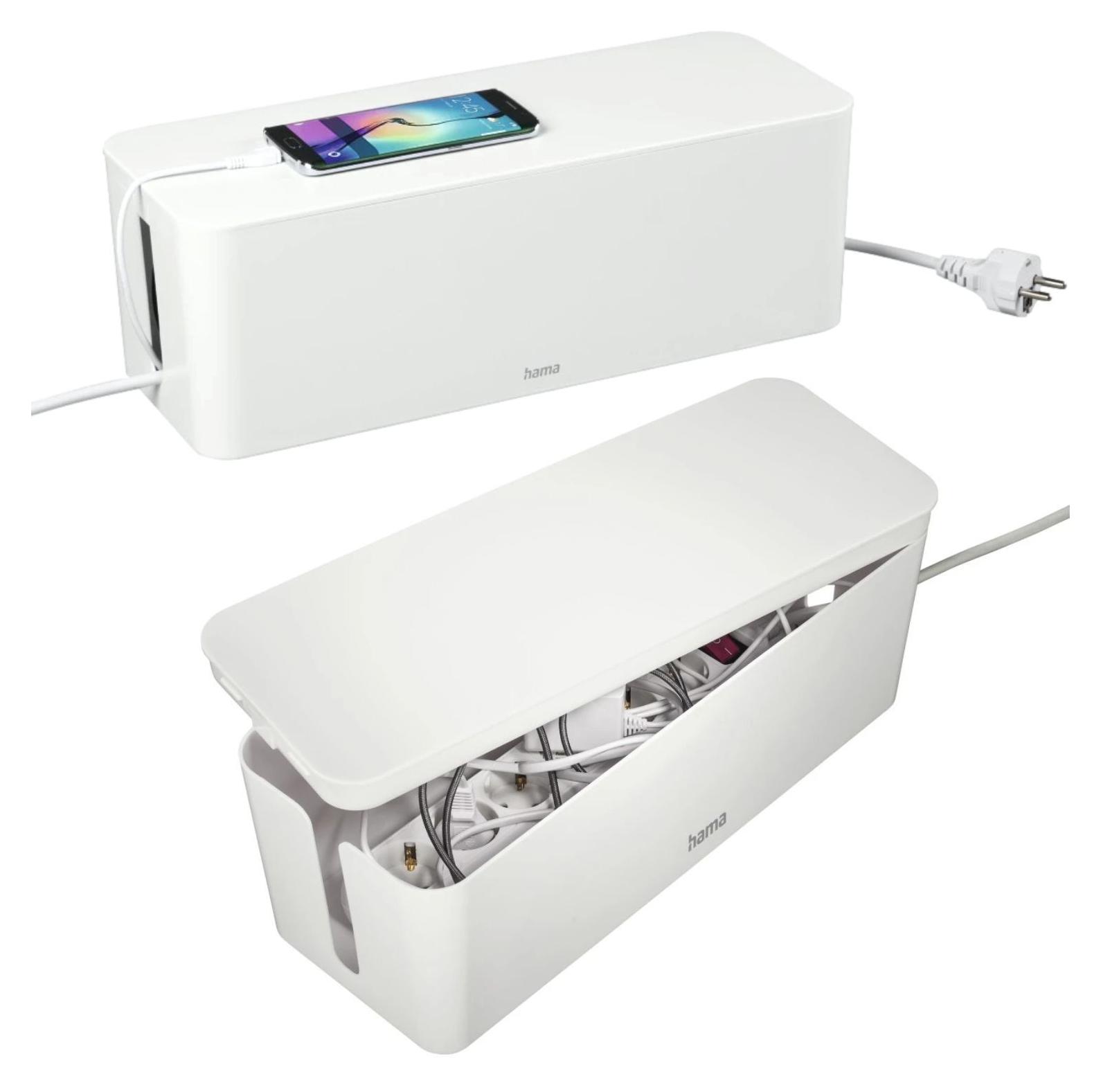 Hama "Maxi" Cable Box - Kabelbox - Weiß (20662)