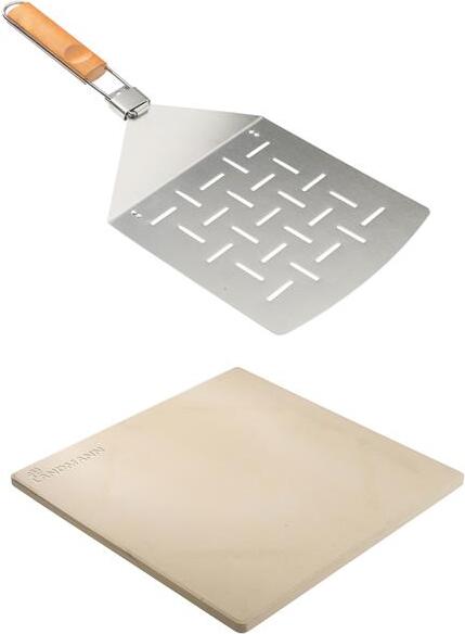 LANDMANN Selection Set de pierres à pizza Plaques à pizza