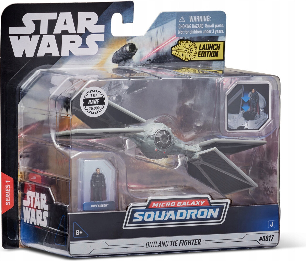 Outlander Star Wars TIE Fighter mit Moff Gideon Figur
