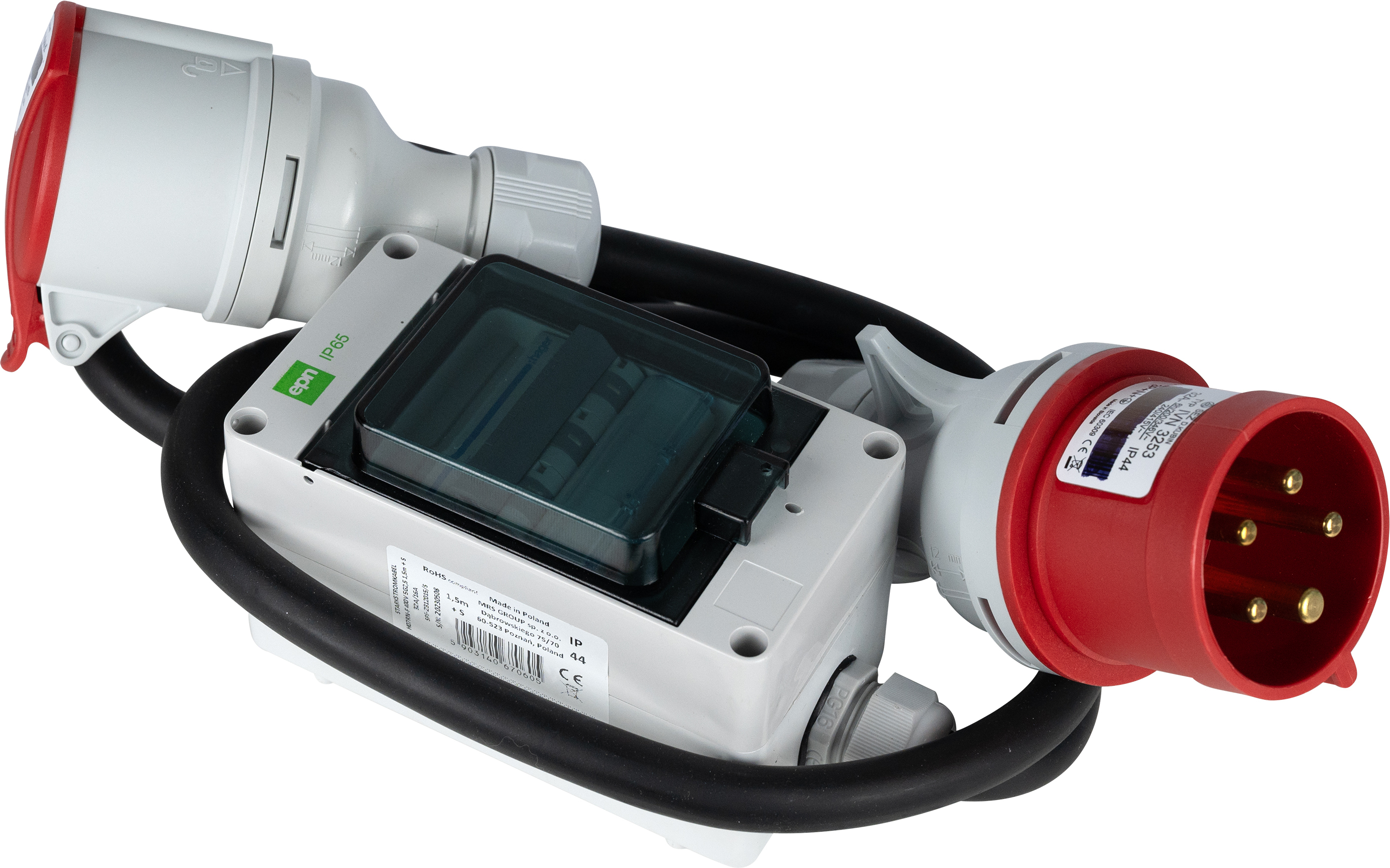 CEE Adaptateur courant fort 32A à 16A standard 1m 231201/S