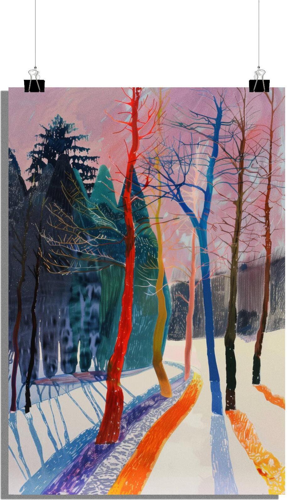 David Hockney Poster - Winter Poster - Maler | Kaufland.at