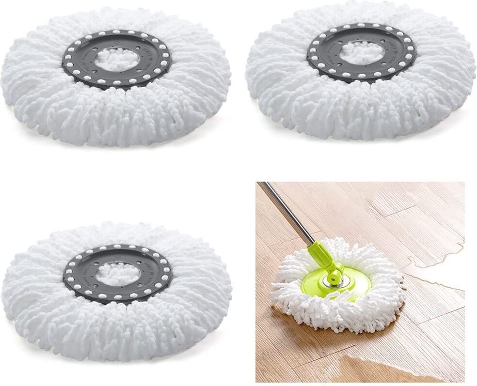 3 Stücke Ersatzmop Ersatz Mop Heads mit Hoher | Kaufland.de