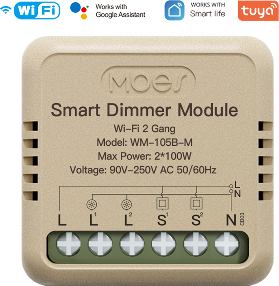 Tuya WiFi Intelligent Switch Dimmer DIY Module Light Switch