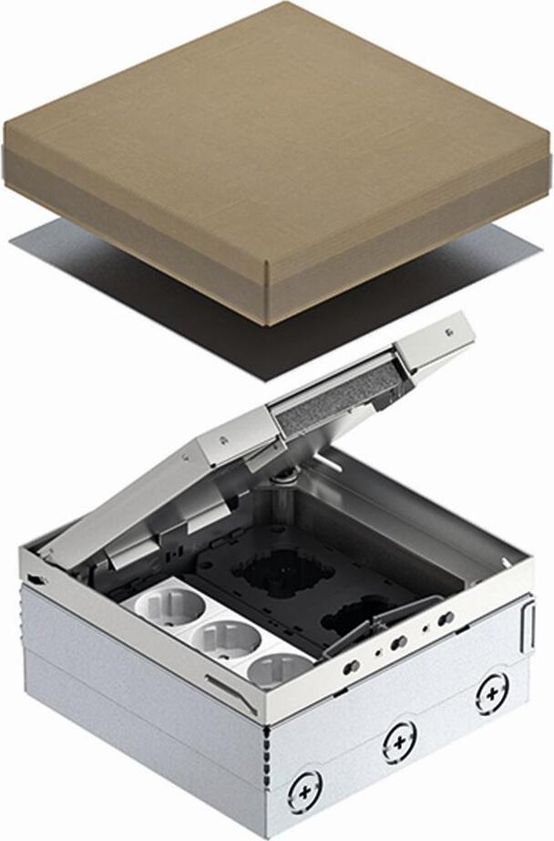 OBO Bettermann UDHOME4 2V V Steckdose Typ C (Euro-Stecker)