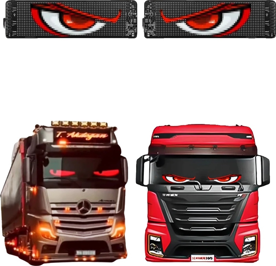 Animované LED oči auta, prispôsobiteľný | Kaufland.sk