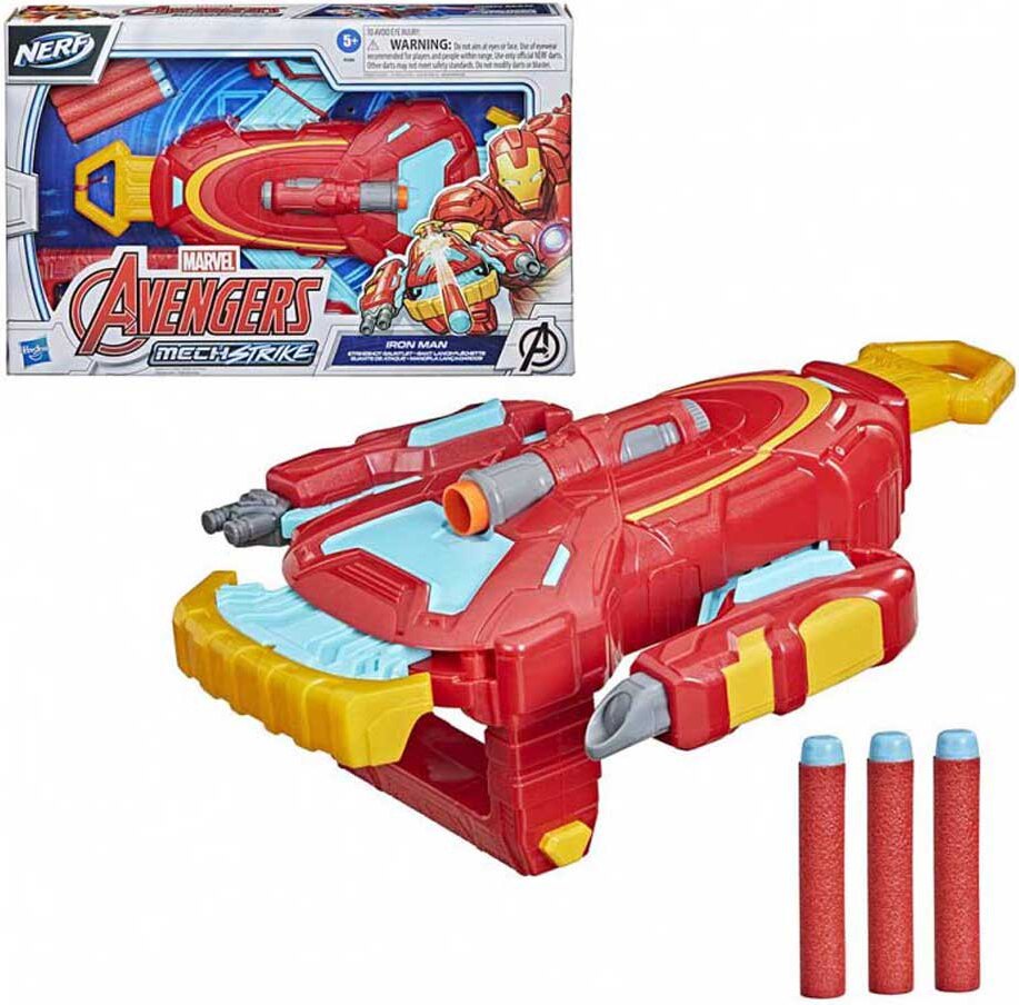 Nerf Avengers Mech Strike Launcher Iron Man's Handschuh