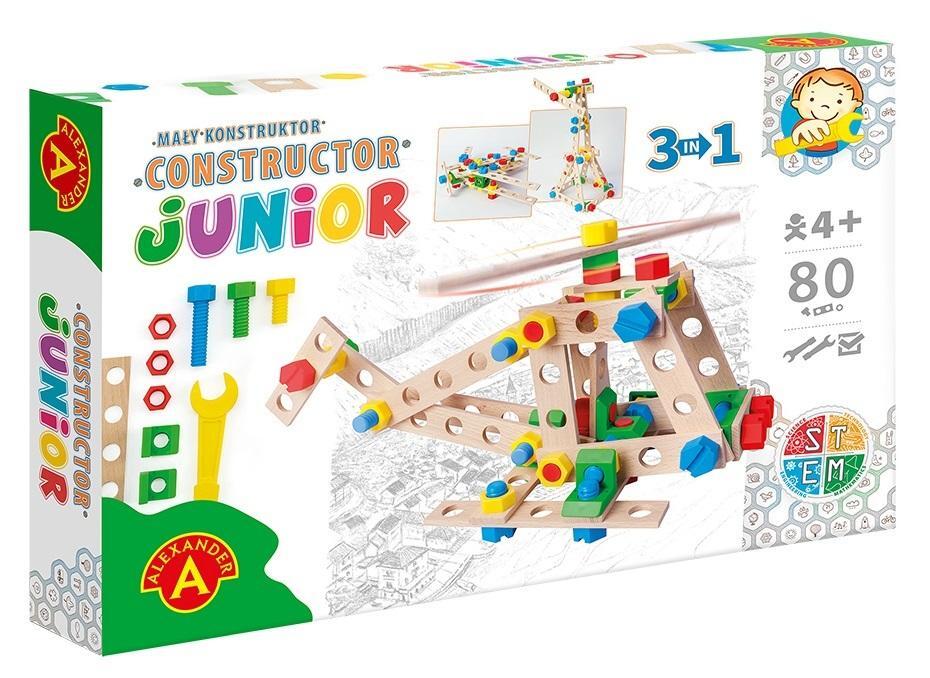 Alexander Toys Constructor Junior - 3×1 - Hélicoptère - 80