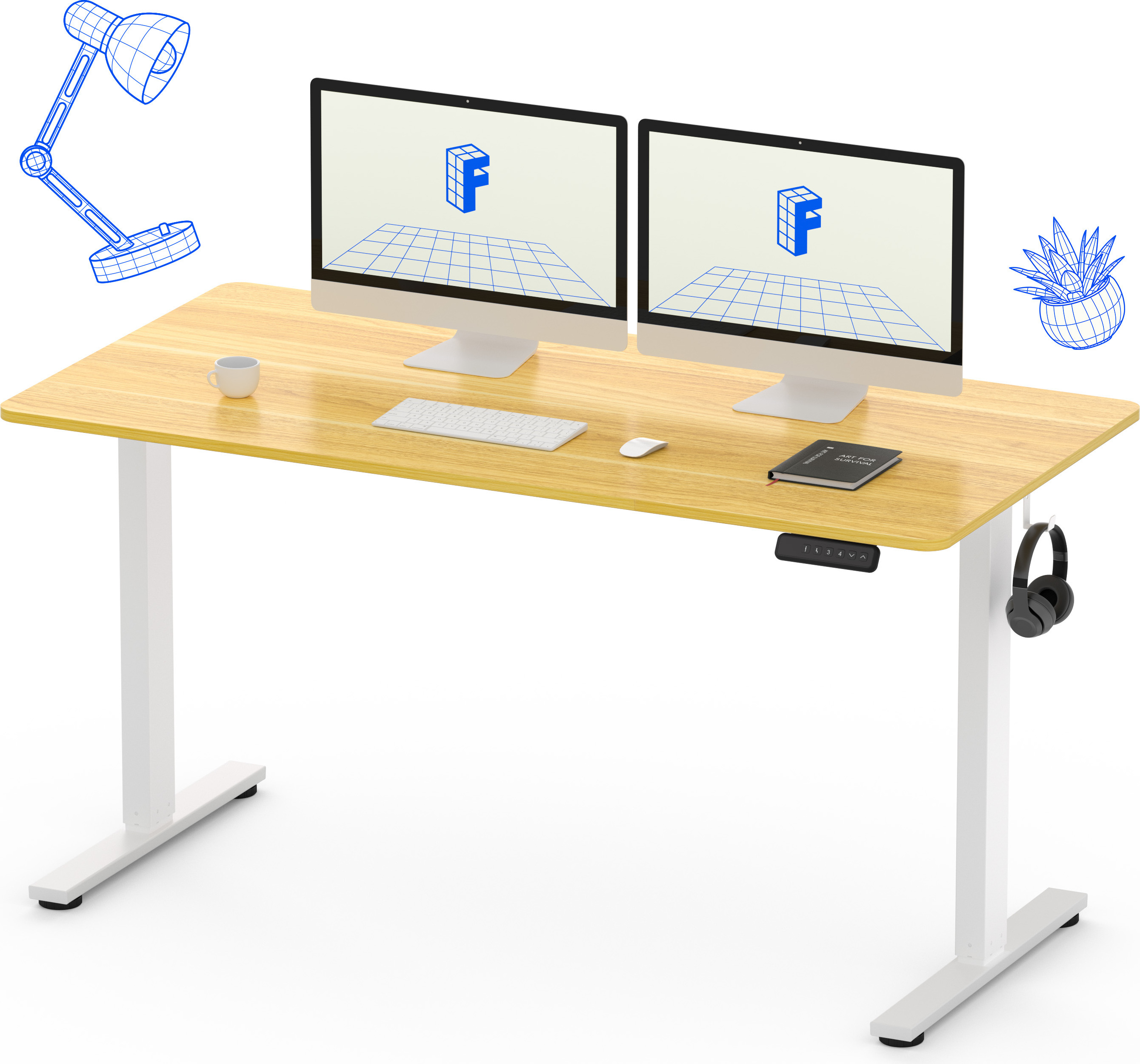 FLEXISPOT höhenverstellbarer Schreibtisch | Kaufland.de