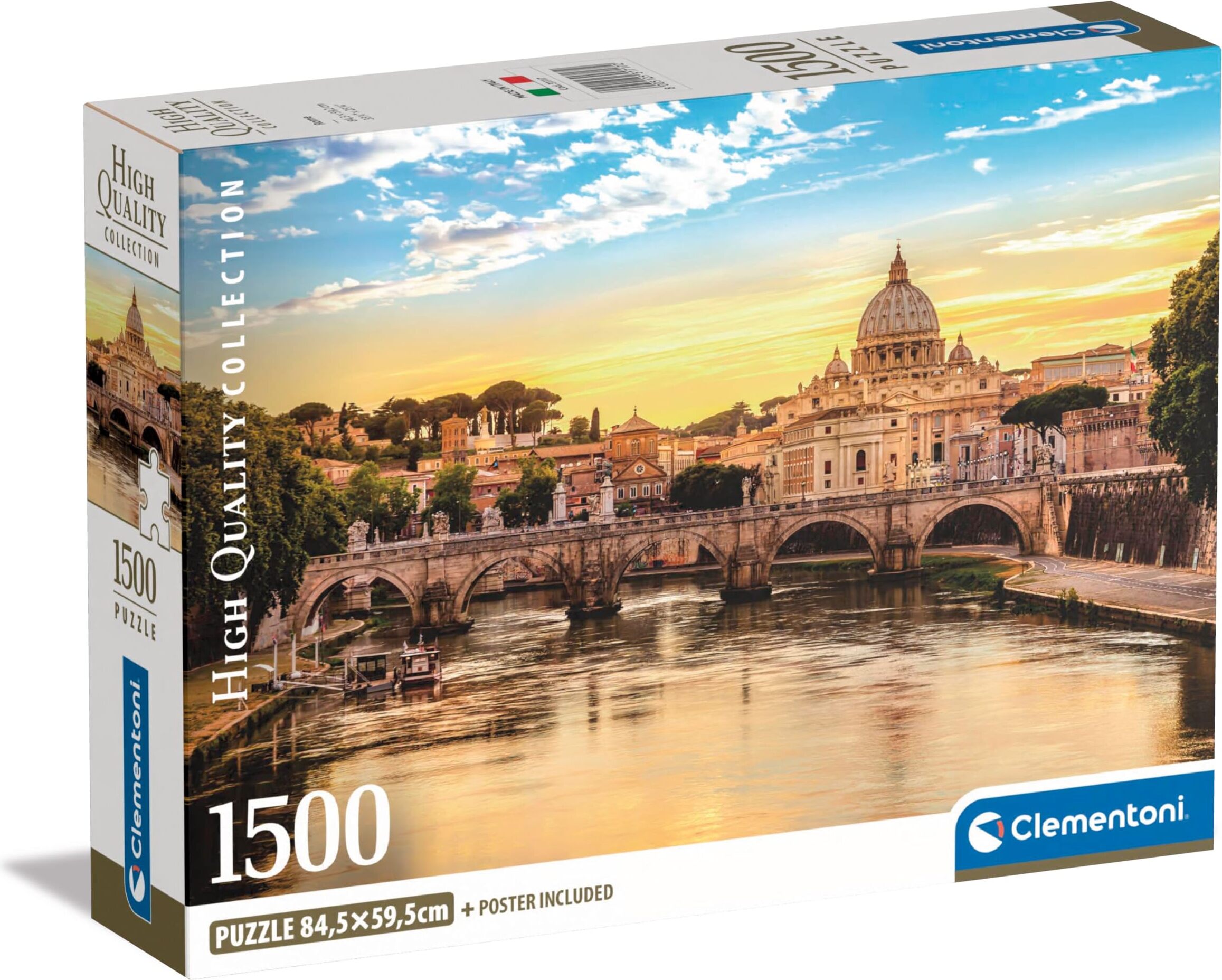 CLE puzzle 1500 Compact Rome 31717 Puzzles classiques