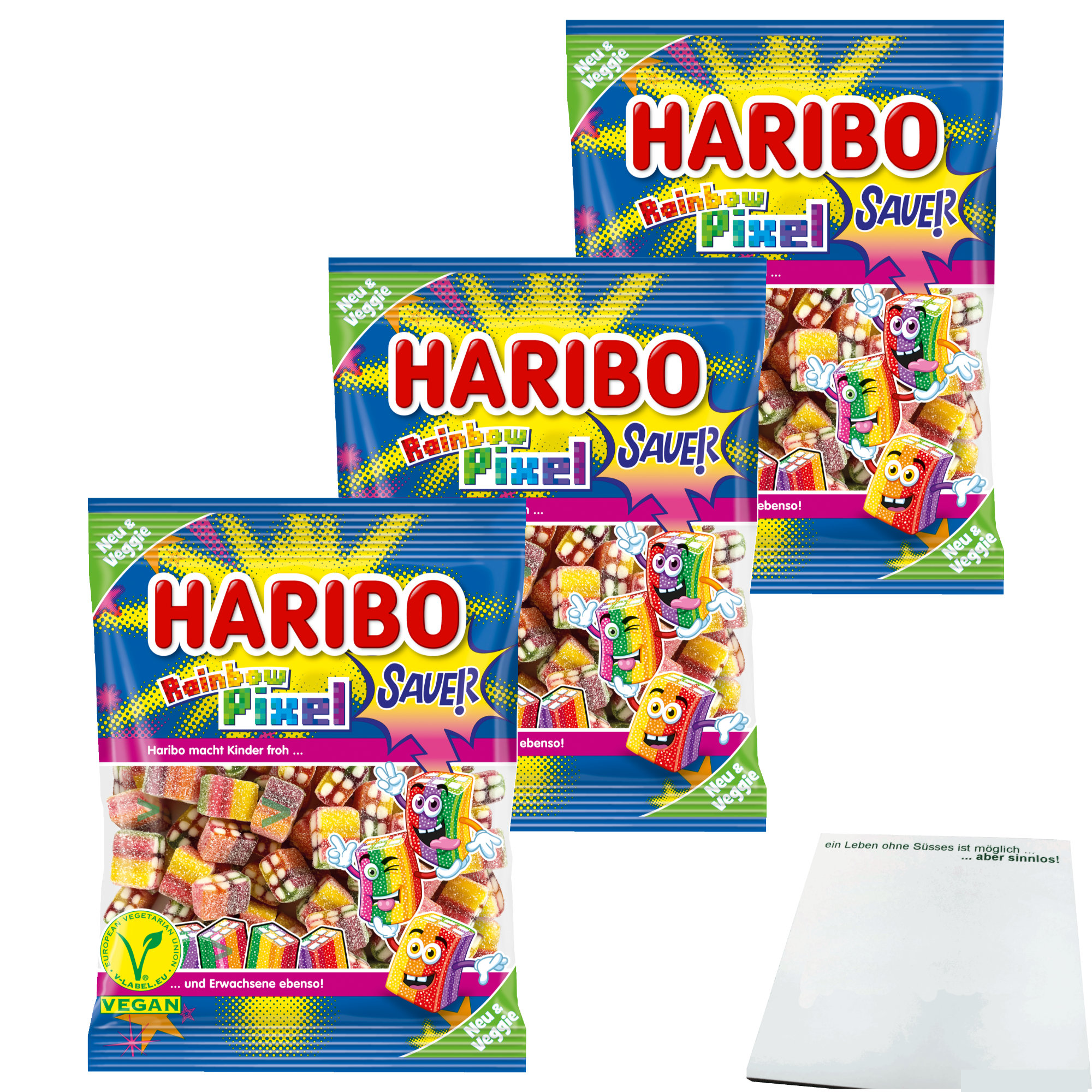 Haribo Rainbow Pixel Sauer 3er Pack (3x160g | Kaufland.de