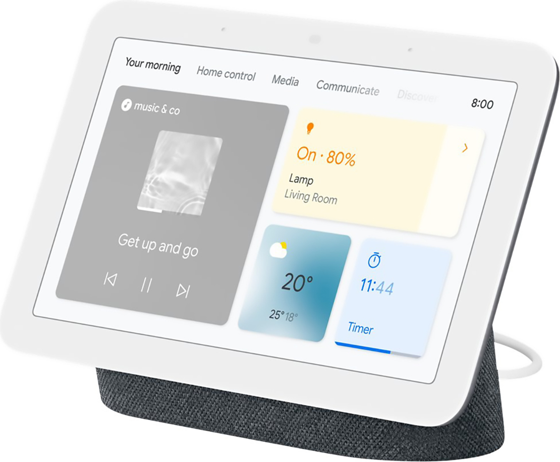 Google Nest Hub 2 carbon Smart Home Assistant Hubs