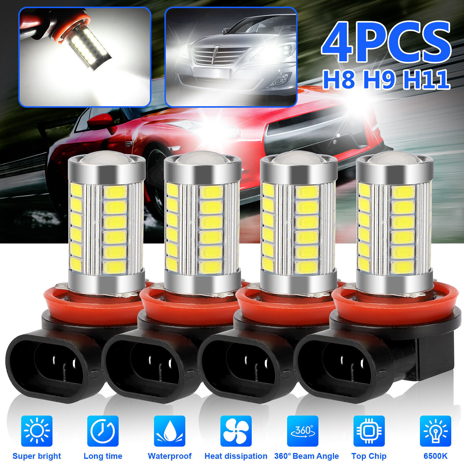 Leap 4x H8 H9 H11 LED Headlight Bulb Kit | Kaufland.de