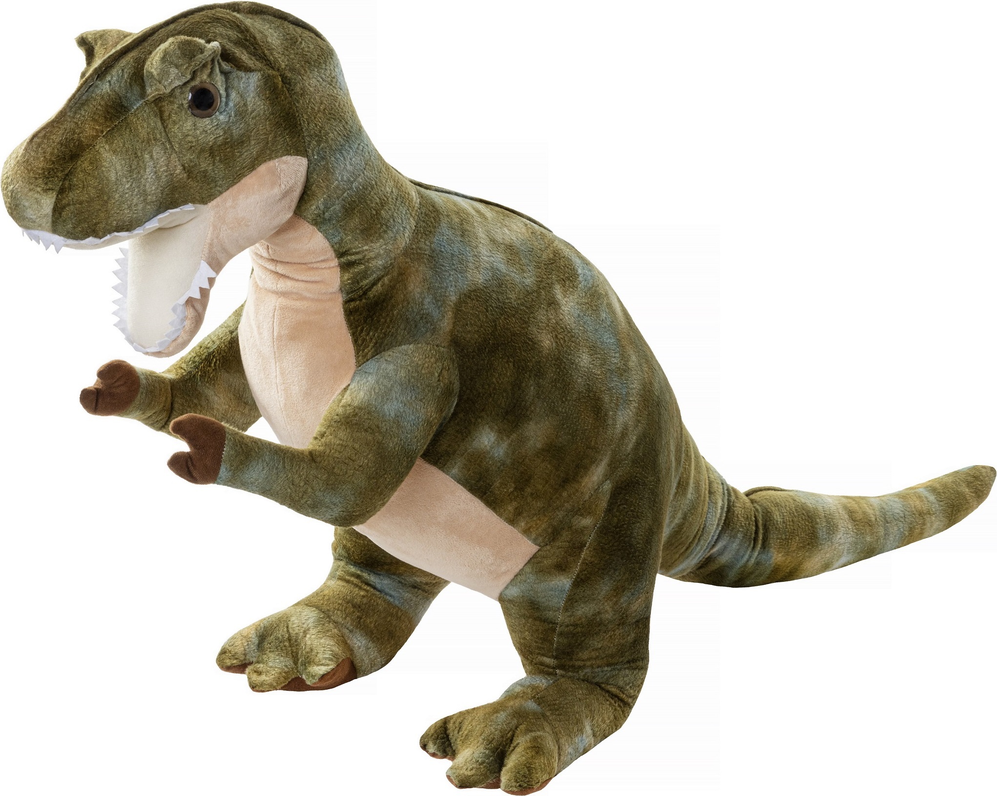 Gustaw Dino Norman- Doudou Grand XXL (Vert, 50cm),