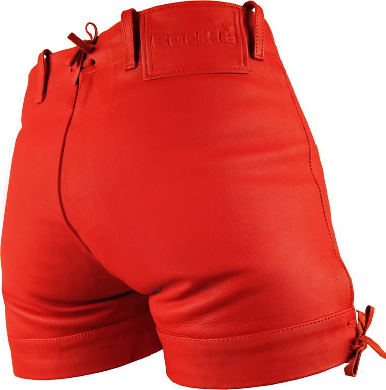 Bockle® Red Pants Lederhose Rot Herren W33/L32