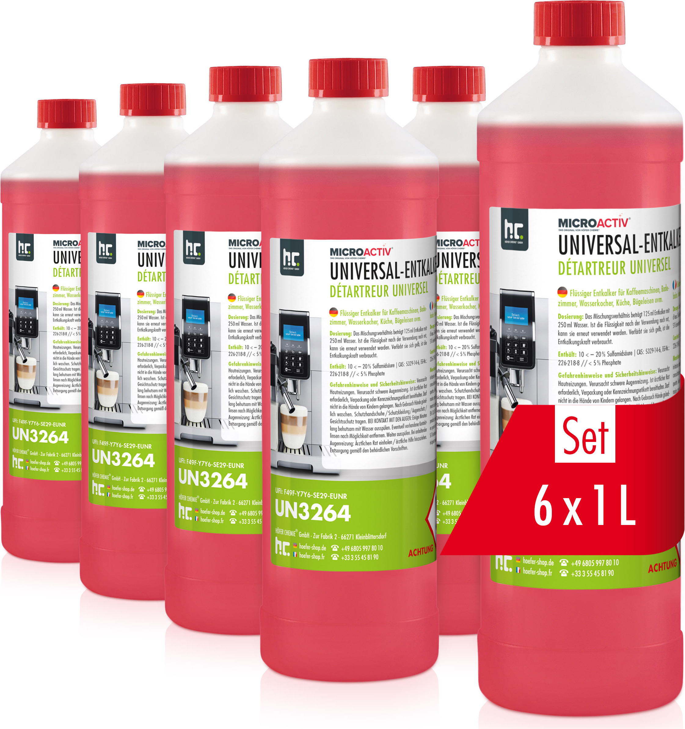 6x 1 L Microactiv® Universal Entkalker mit | Kaufland.de