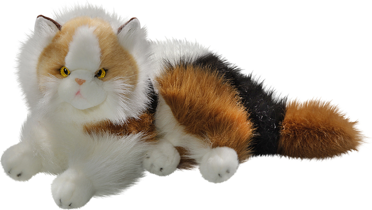 Carl Dick gatto calico sdraiato ca. 30cm 3203 peluche,