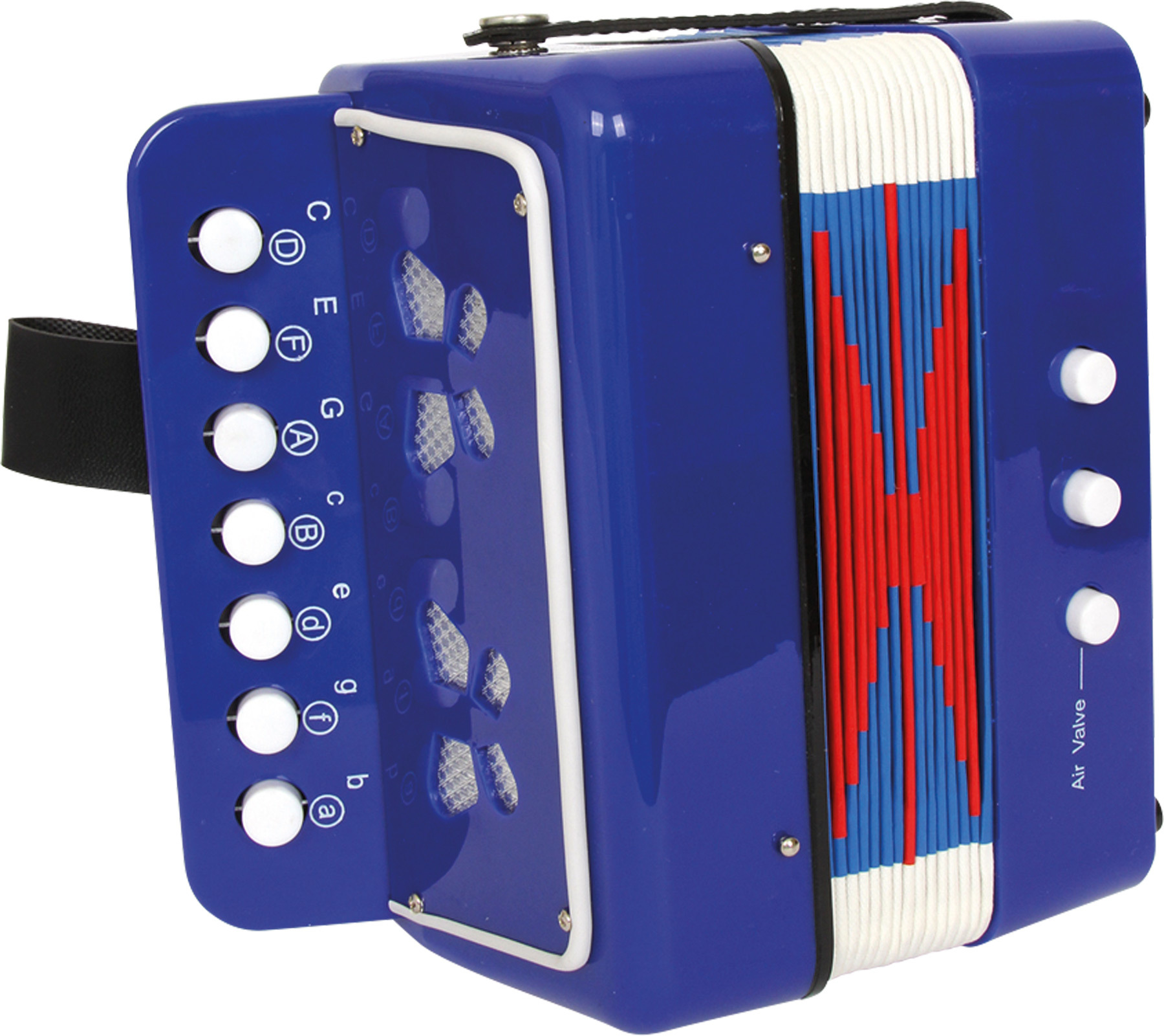 piede piccolo Fisarmonica per bambini blu Fisarmoniche