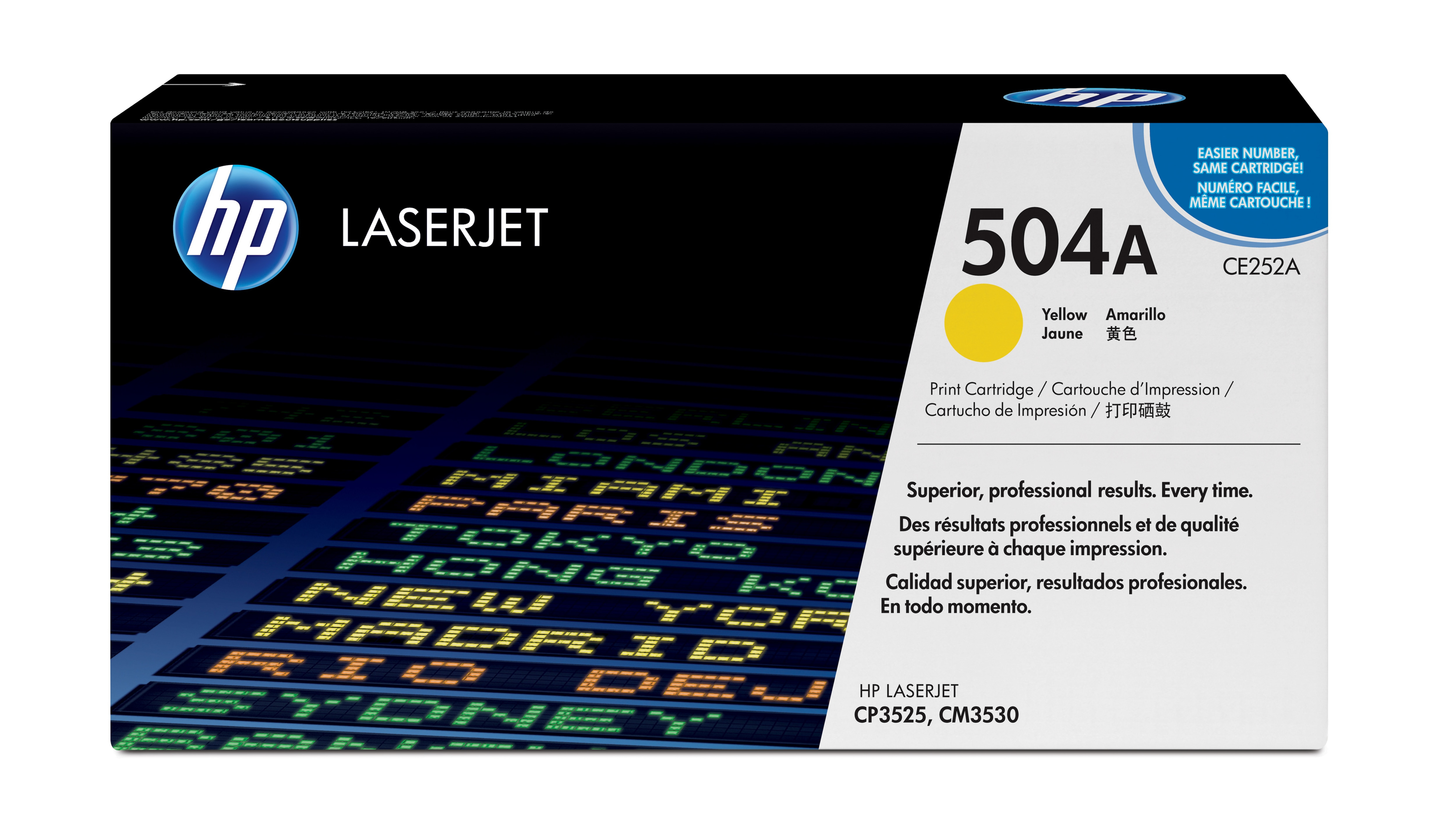 HP 504A - Jaune - original - LaserJet Toners