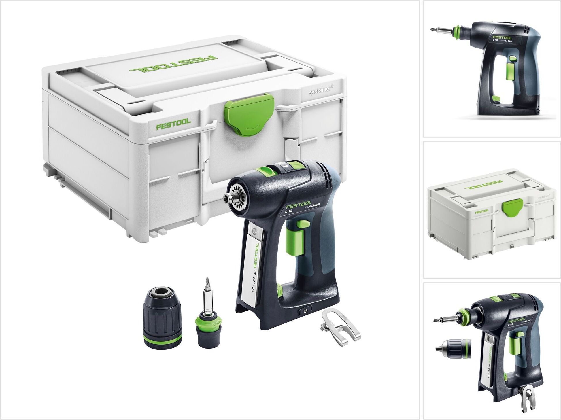 Festool C 18 Basic Trapano avvitatore a batteria 18V / 45Nm