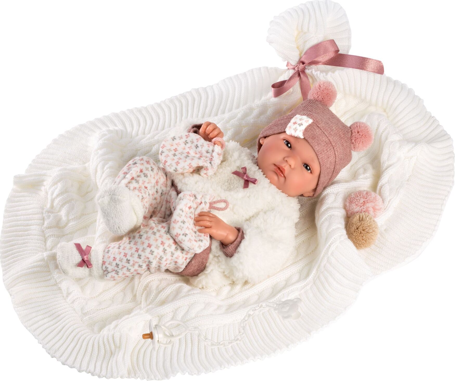 Llorens 63576 NEW BORN GIRL - femme réaliste Poupons