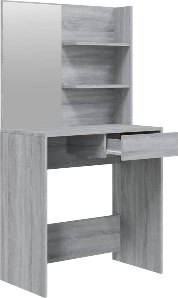 vidaXL Toaletný stolík so zrkadlom Sonoma | Kaufland.sk