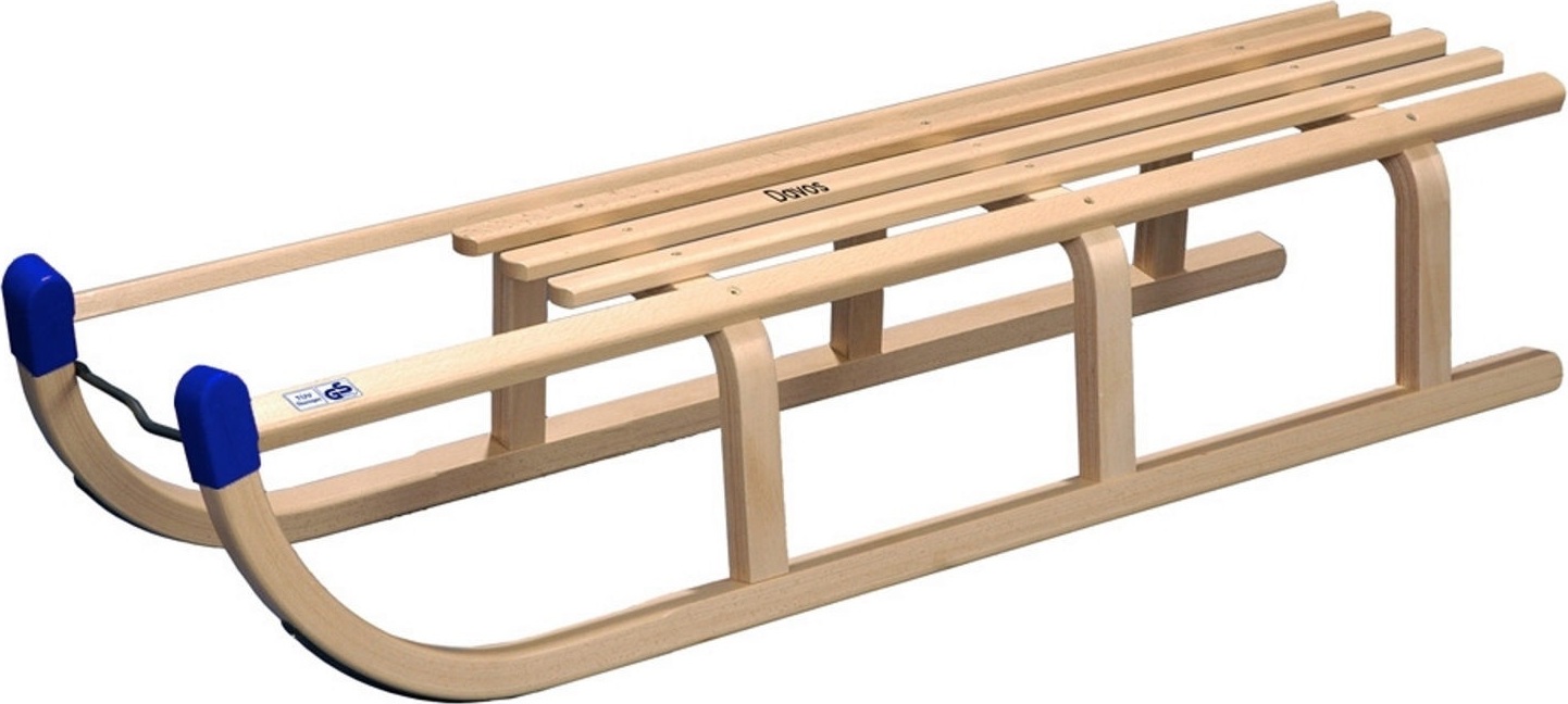 Slitta in legno Davos 120cm slitta in legno massiccio