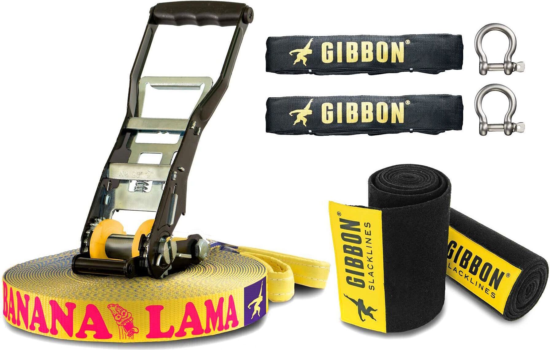 Gibbon Slackline "Bananalama Treewear", 25 m Slacklines