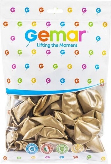 Latexballons Gemar Gold Chrome, 33 cm, 50 | Kaufland.de