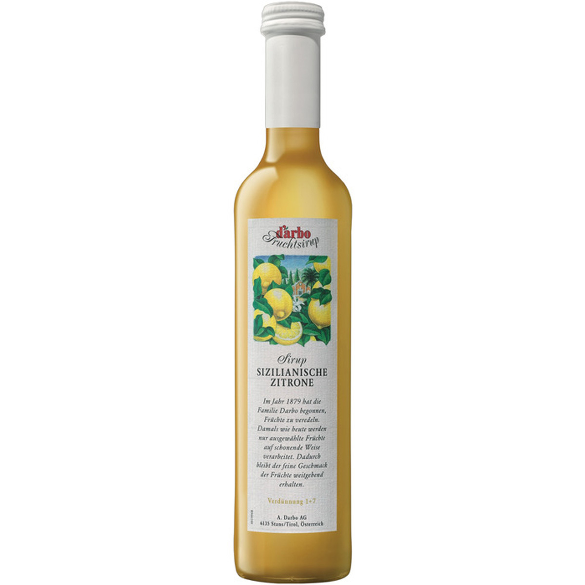 Darbo Sicílsky citrónový sirup na miešanie so sódou 500ml