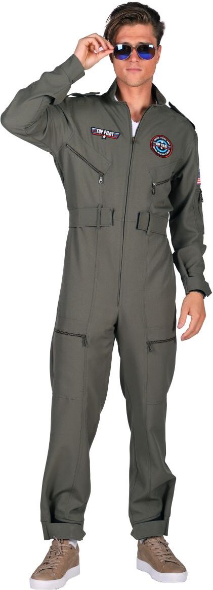 Herren Kostüm Top Pilot Overall grün Karneval | Kaufland.de