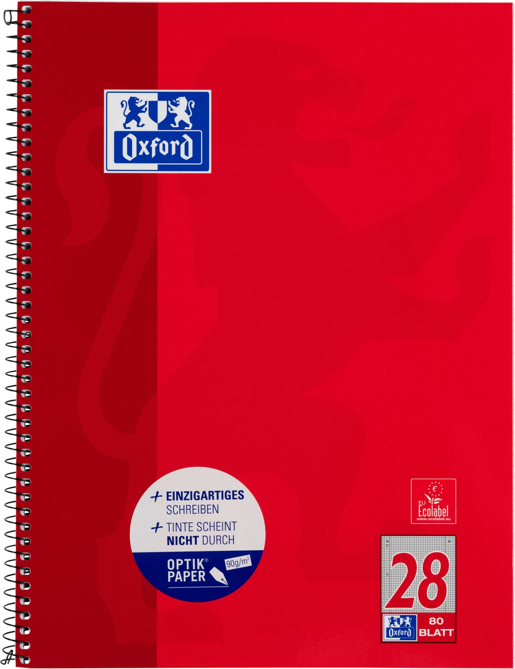 Oxford 100050361 Collegeblock Optik Paper 90 g/qm A4+