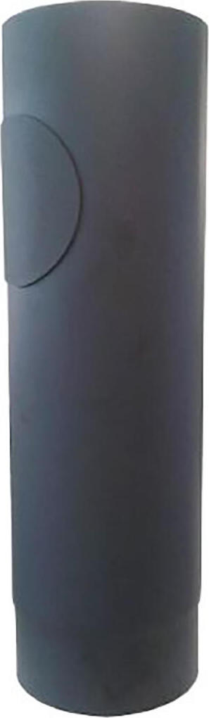 Dymová clona s čistiacim otvorom 160 mm/500 čierna