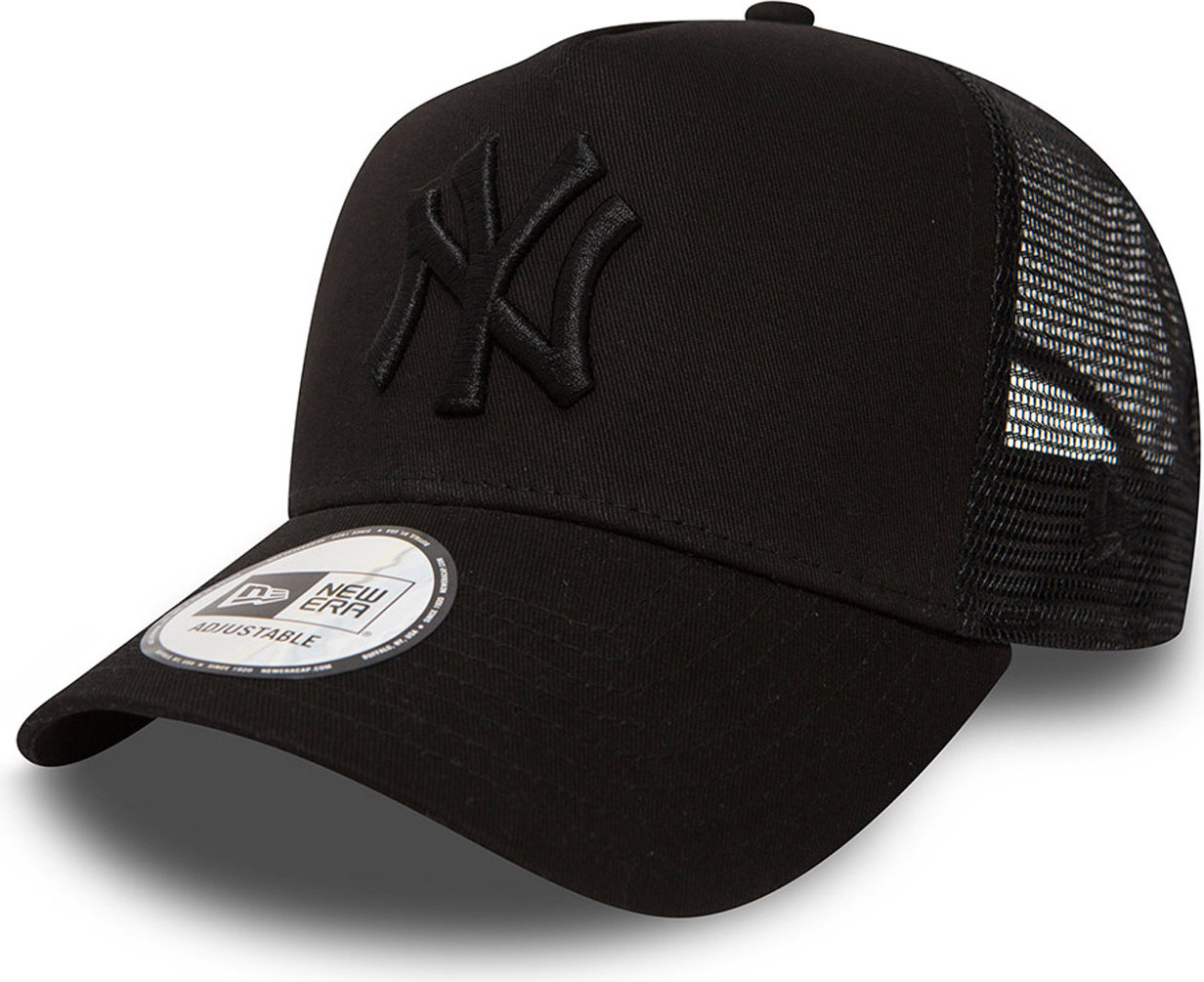 New Era Clean Trucker Cap NY Yankees Nero, Cap:OSFA