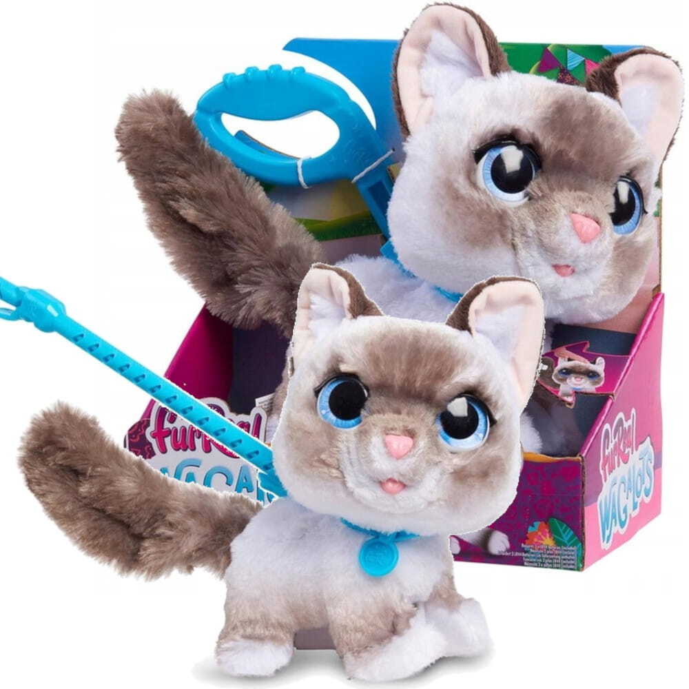 Hasbro FurReal Walk-A-Lots Interaktivní kotě Ragdoll 23 cm