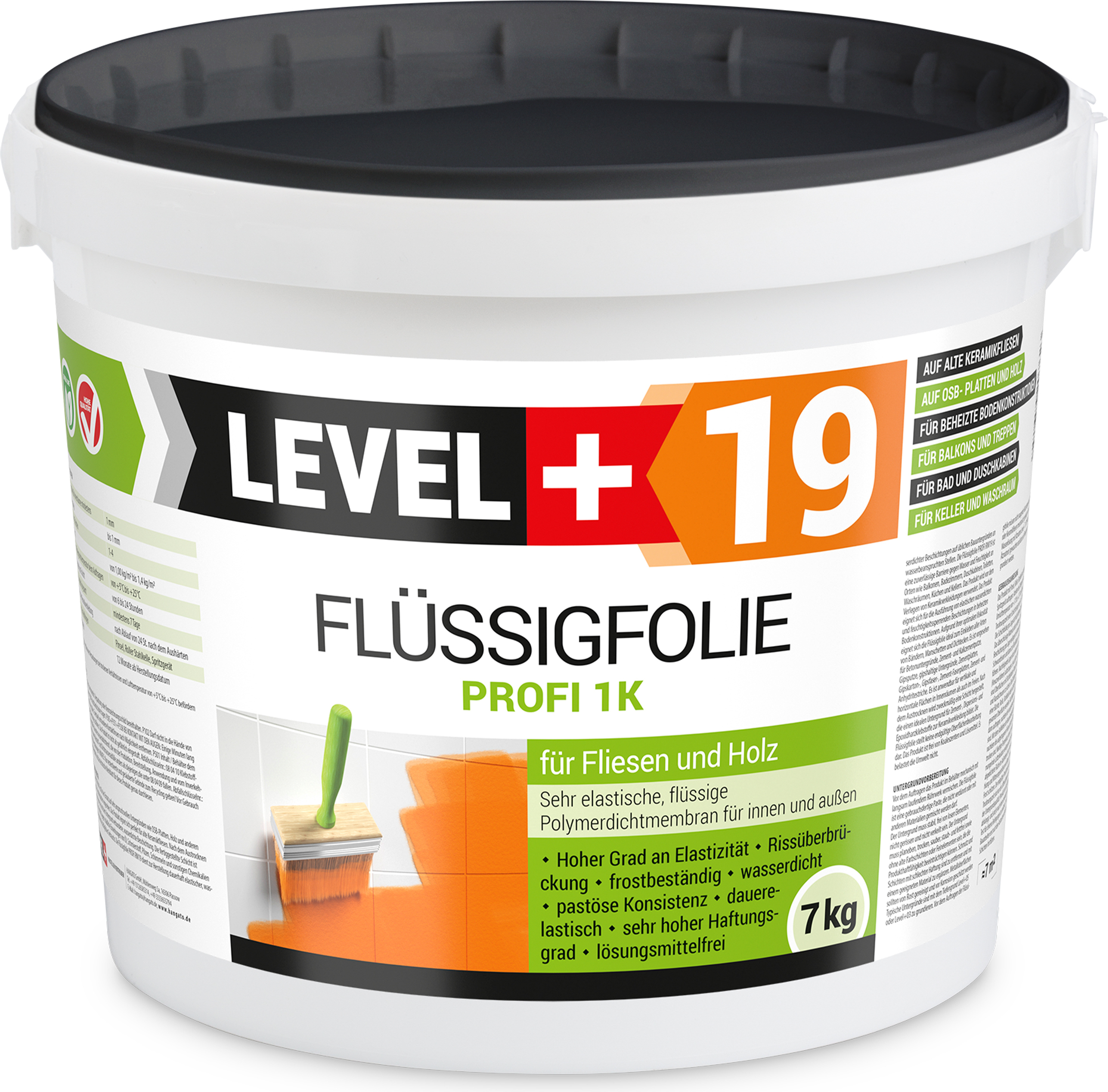 Foglio liquido 7 kg Impermeabilizzazione di balconi per