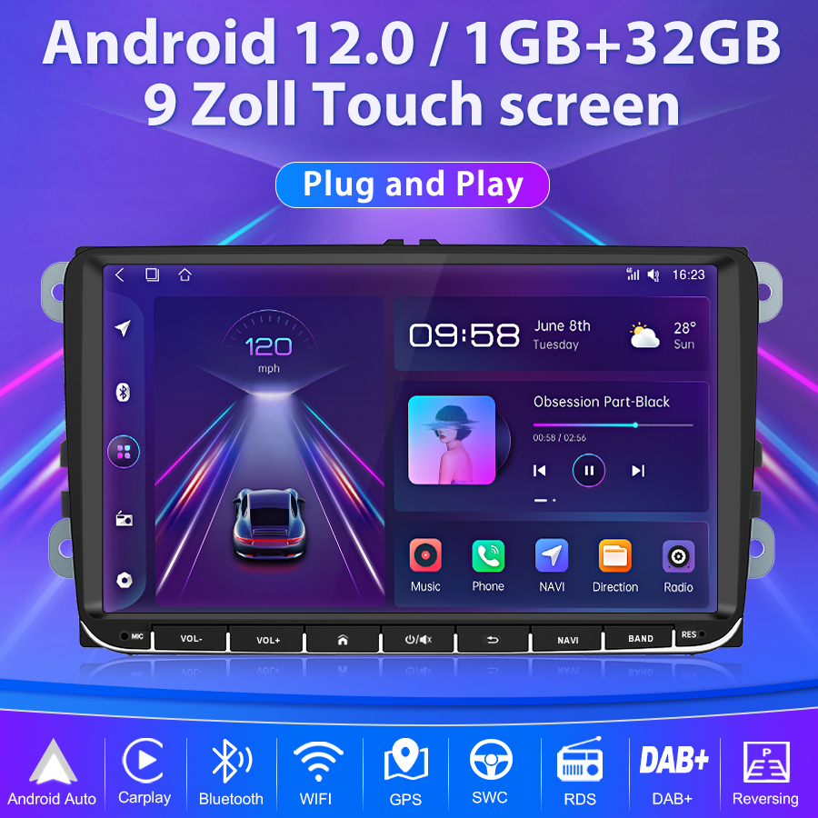 1+32G Carplay Andriod Auto Android12 WIFI | Kaufland.at