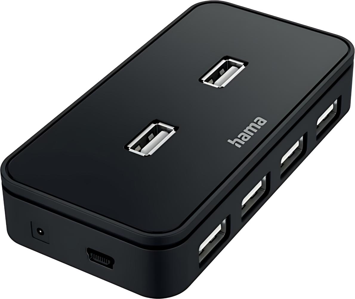 Hama Entry Line - Hub - 7 x USB2.0 - Desktop (00200123)
