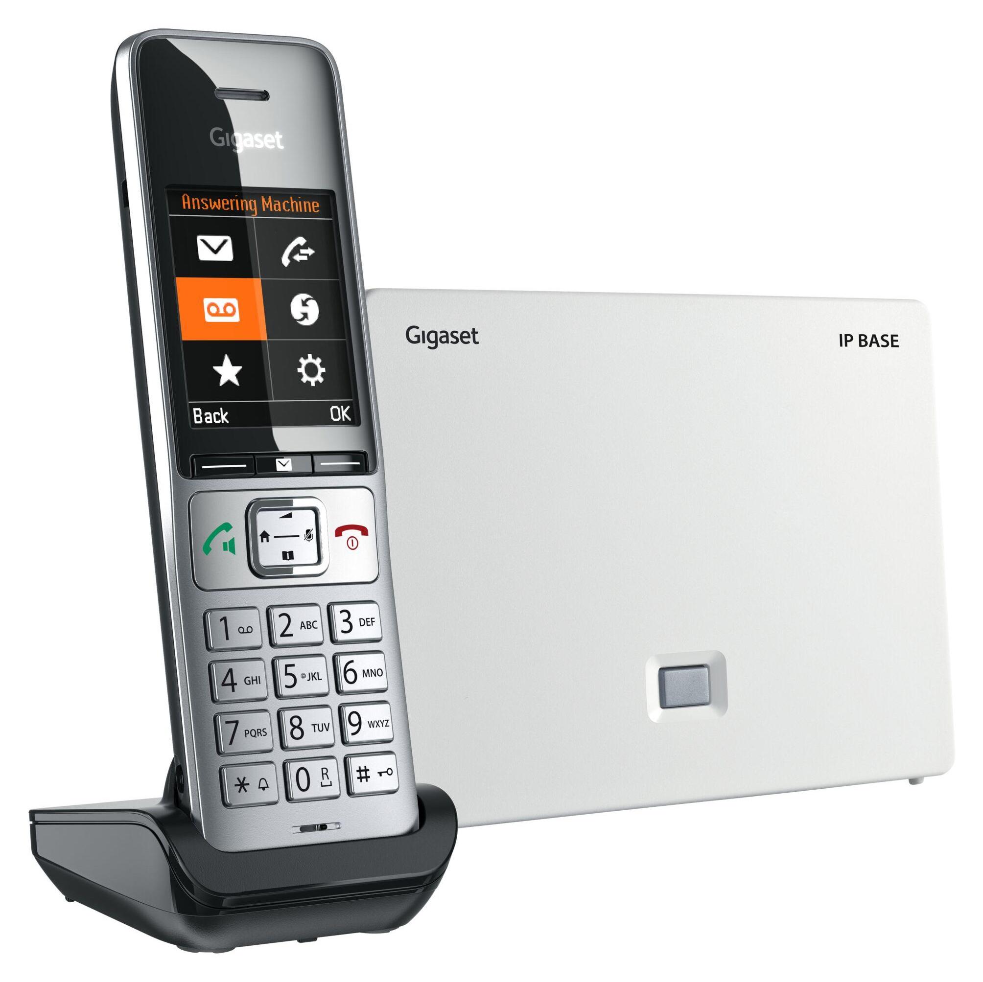 Gigaset COMFORT 500A IP BASE argento-nero Telefoni fissi
