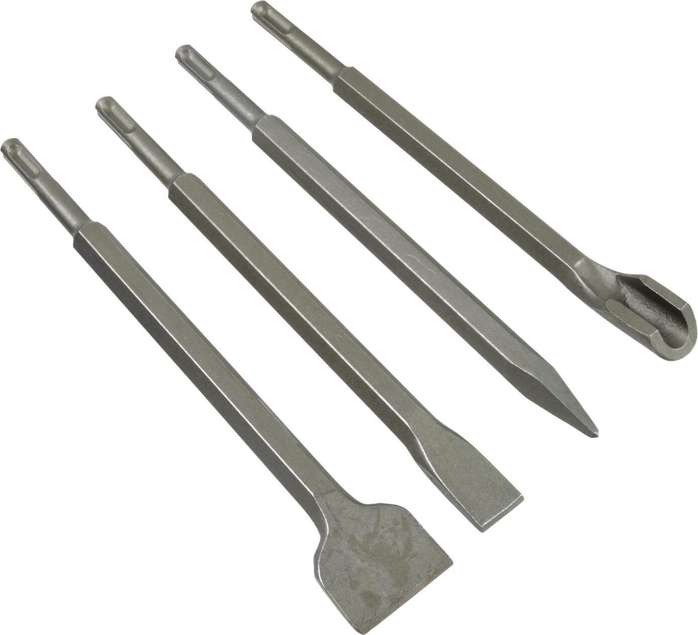 Set di scalpelli SDS-Plus 250 mm, a punta, piatti, a vanga,