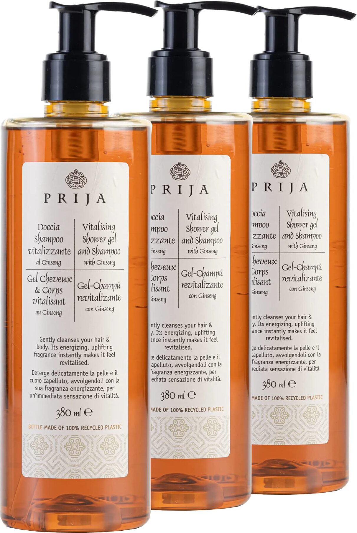 Prija Shampoo doccia - Detergente rivitalizzante per corpo