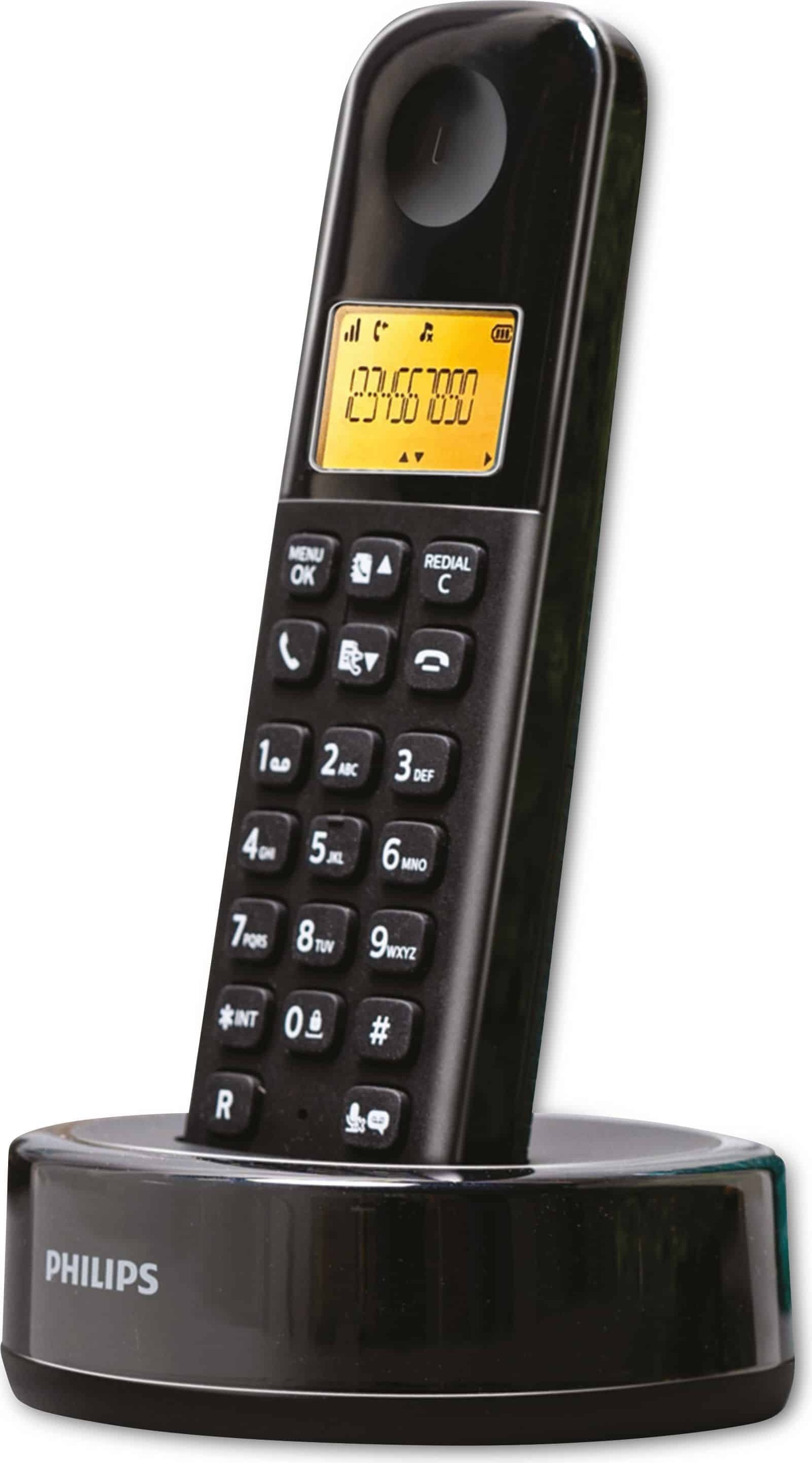 Bezdrôtový telefón Philips - D1651B/01 - DECT - Domáci